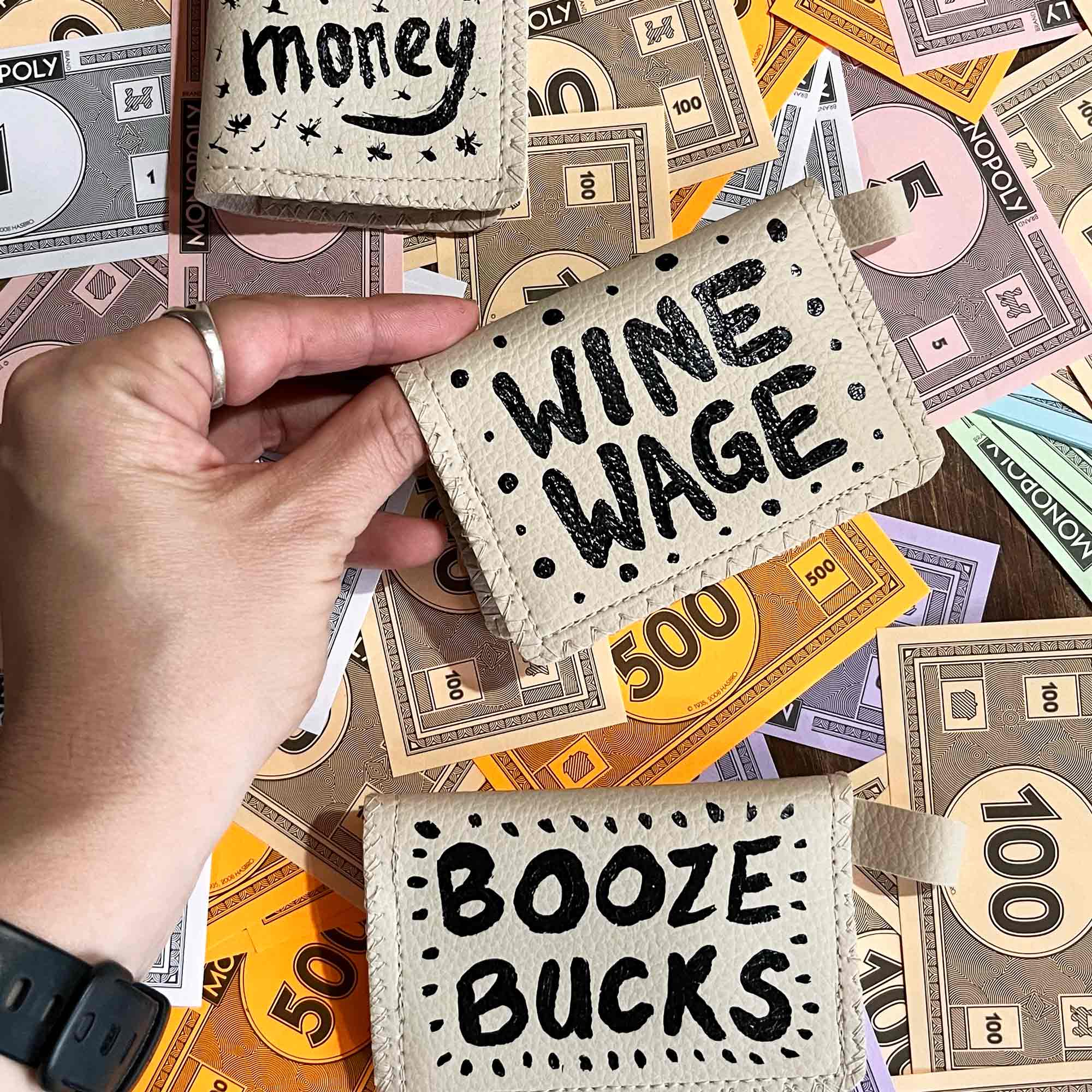 Bank card wallets for the food and drink enthusiasts ~ Sheridan Eveline.