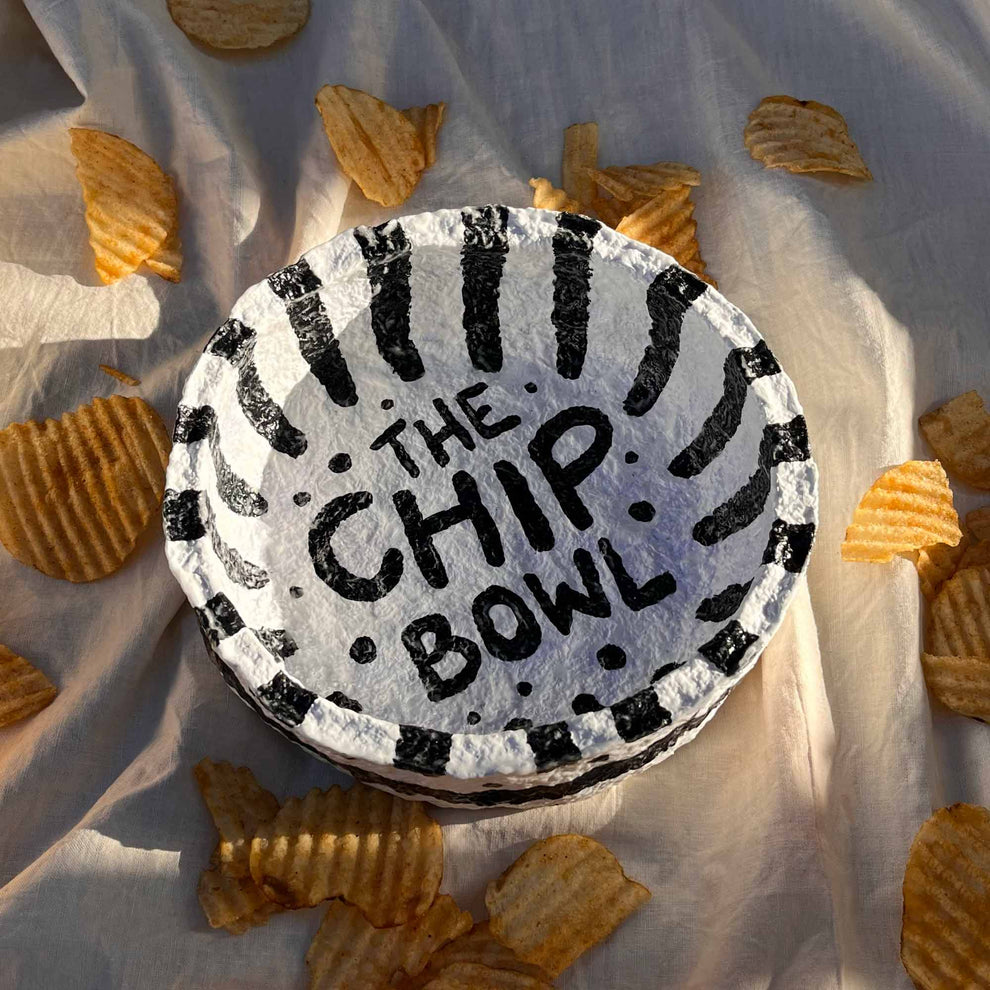 The Chip Bowl - Salt N Vinegar - Papier-mâché Bowl ~ Sheridan Eveline.